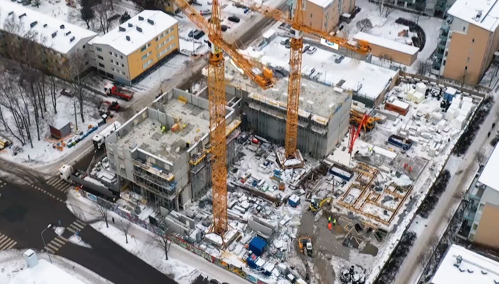 Familiar businesses return to the street level of the new Puotila Lumo ...